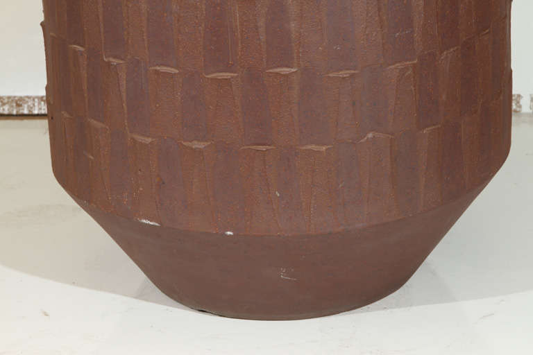 David Cressey 5050 Ribbed Textured Planter for AP at 1stDibs