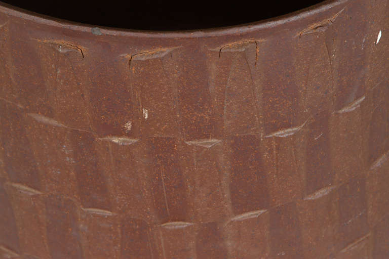 David Cressey 5050 Ribbed Textured Planter for AP at 1stDibs