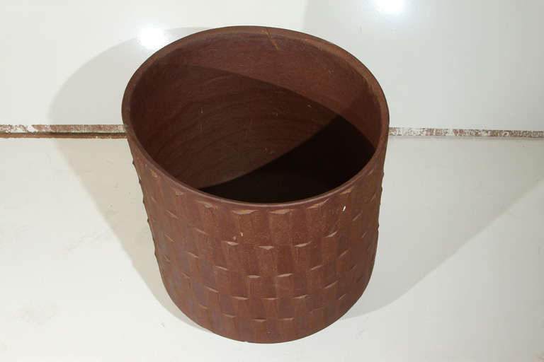 David Cressey 5050 Ribbed Textured Planter for AP at 1stDibs
