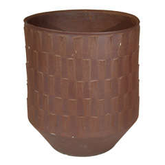 David Cressey 5050 Ribbed Textured Planter for AP at 1stDibs