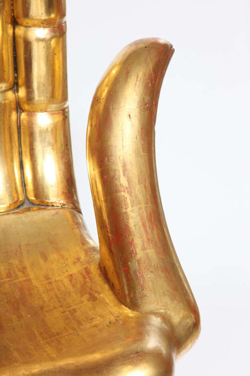 Pedro Friedeberg Gold "Hand Chair" at 1stDibs | gold hand chair, hand ...