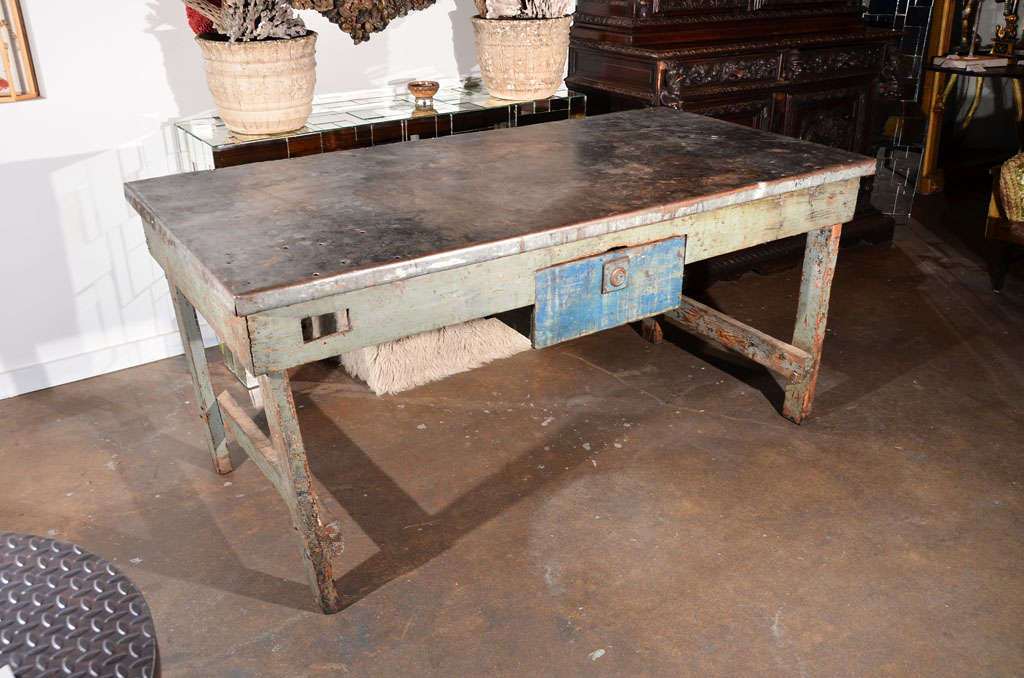Factory Work Table at 1stDibs