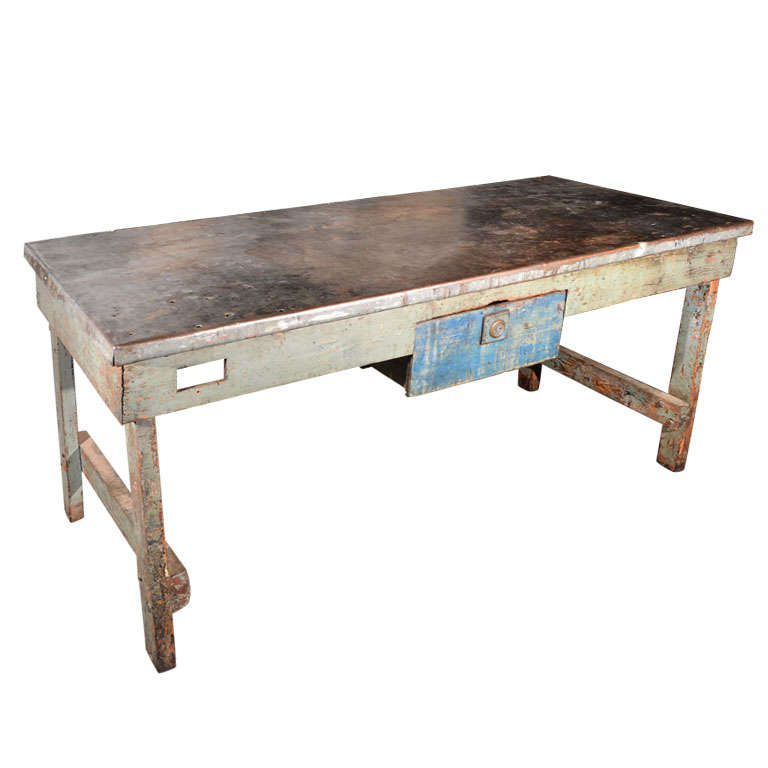 Factory Work Table at 1stDibs