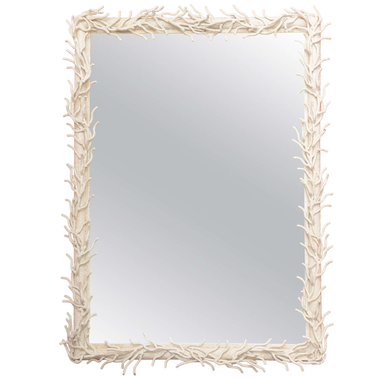 Iron "Coral" Mirror at 1stDibs