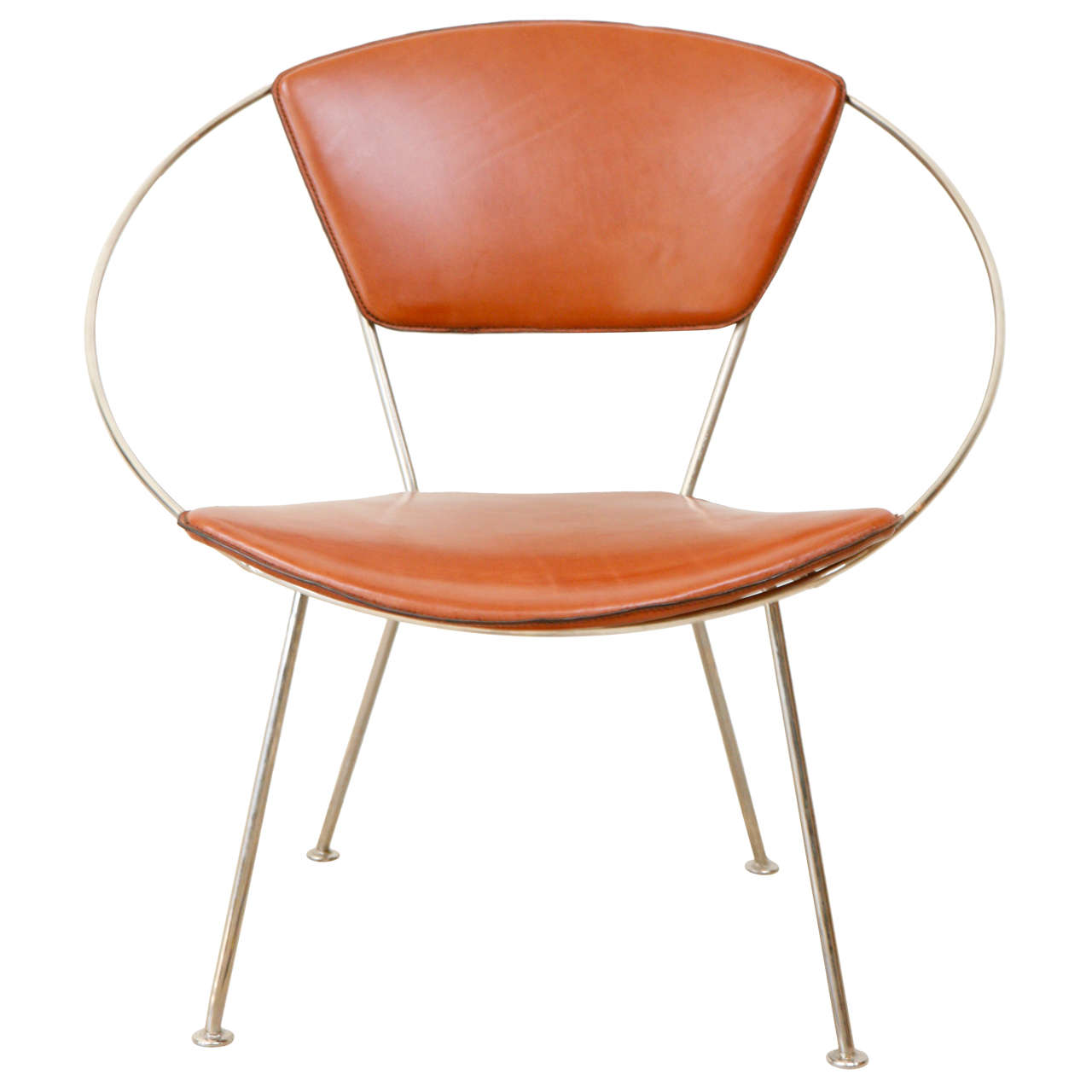 Leather Hoop Chair by Raymond Loewy for Arvins at 1stDibs | raymond ...