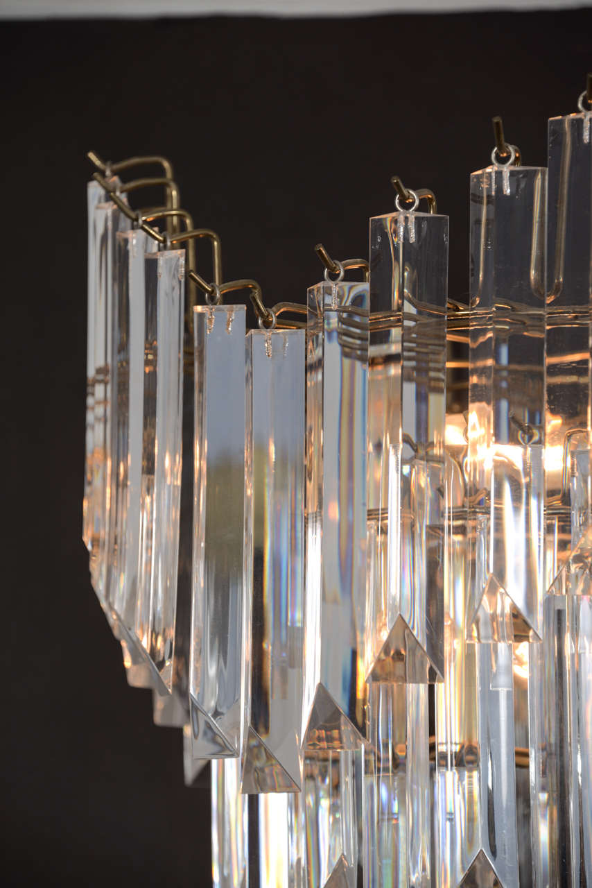 1960s Lucite Chandelier For Sale at 1stDibs