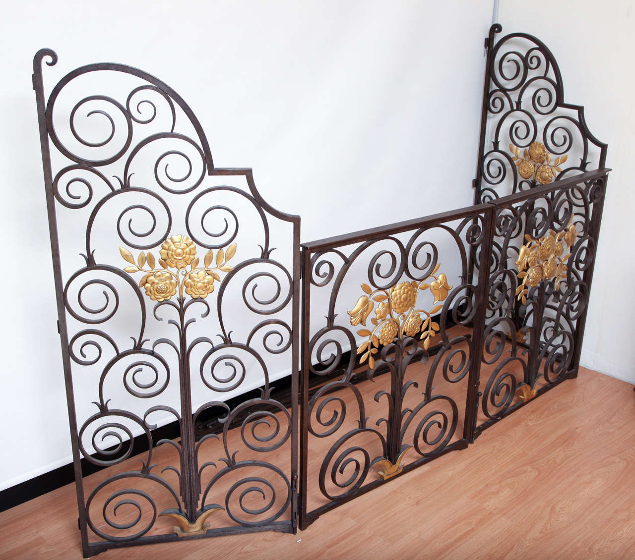 French 1940s Wrought Iron Screen/Gate at 1stDibs | gate screen