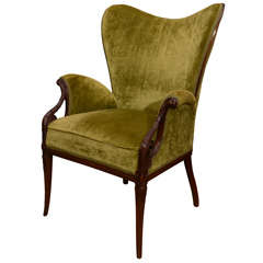 Butterfly Wing Chair at 1stDibs