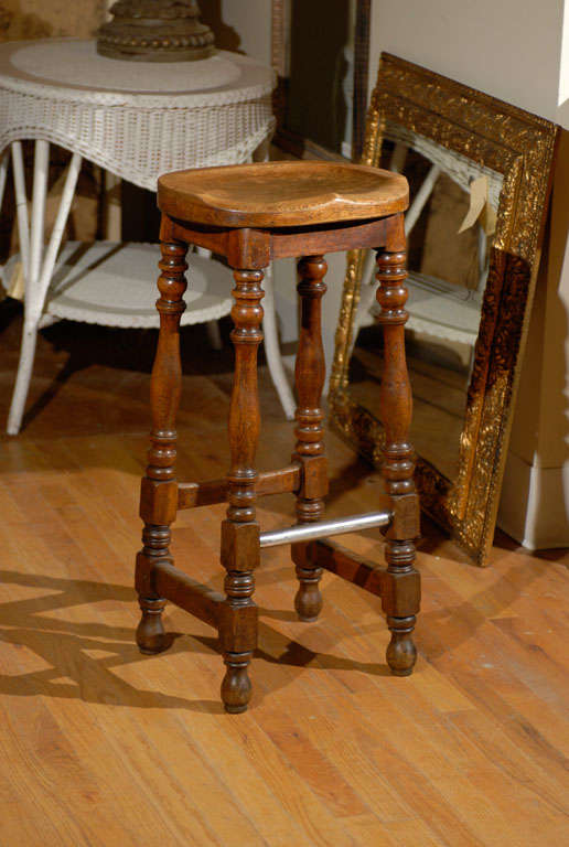 19th Century Fabulous English Elm 'Bum' Stool at 1stDibs