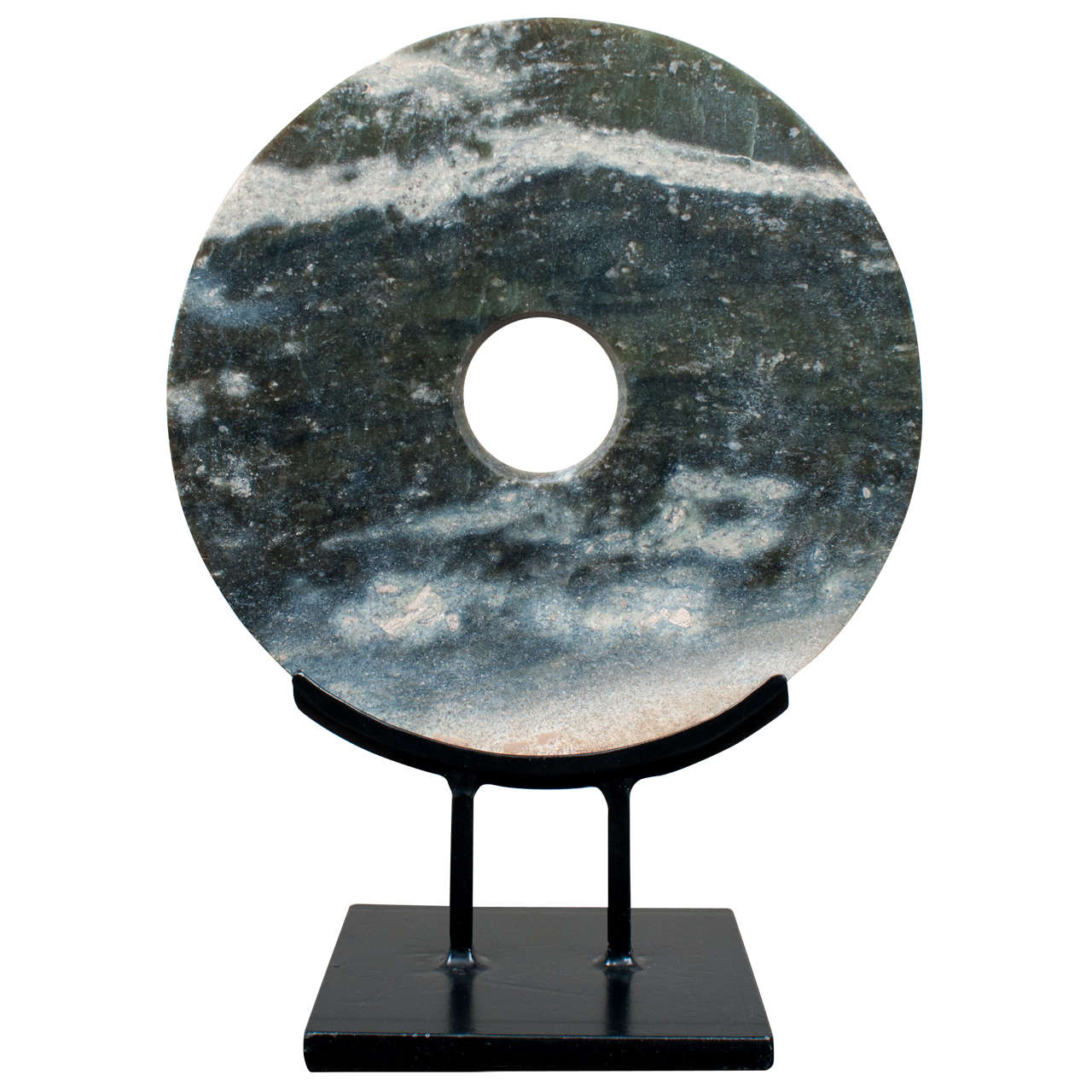 Ancient Chinese Jade "Bi" Disc at 1stDibs
