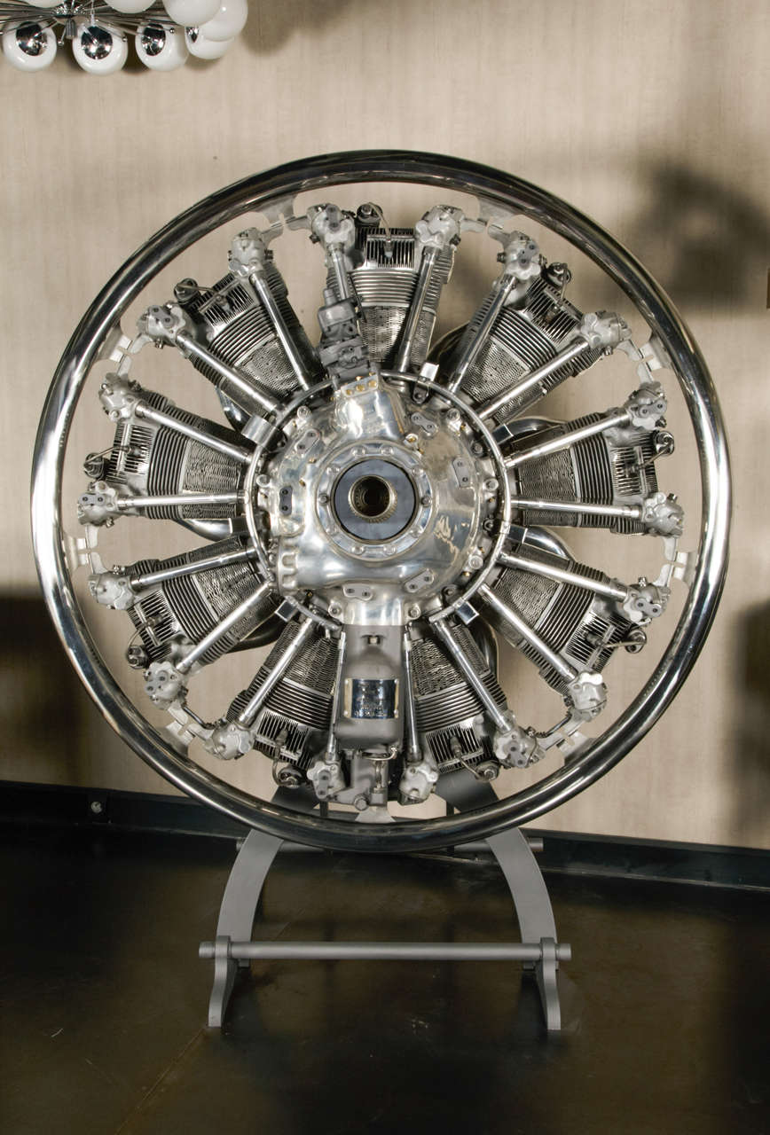 Rare Wright R 1820 Cyclone 9 Plane Engine at 1stDibs