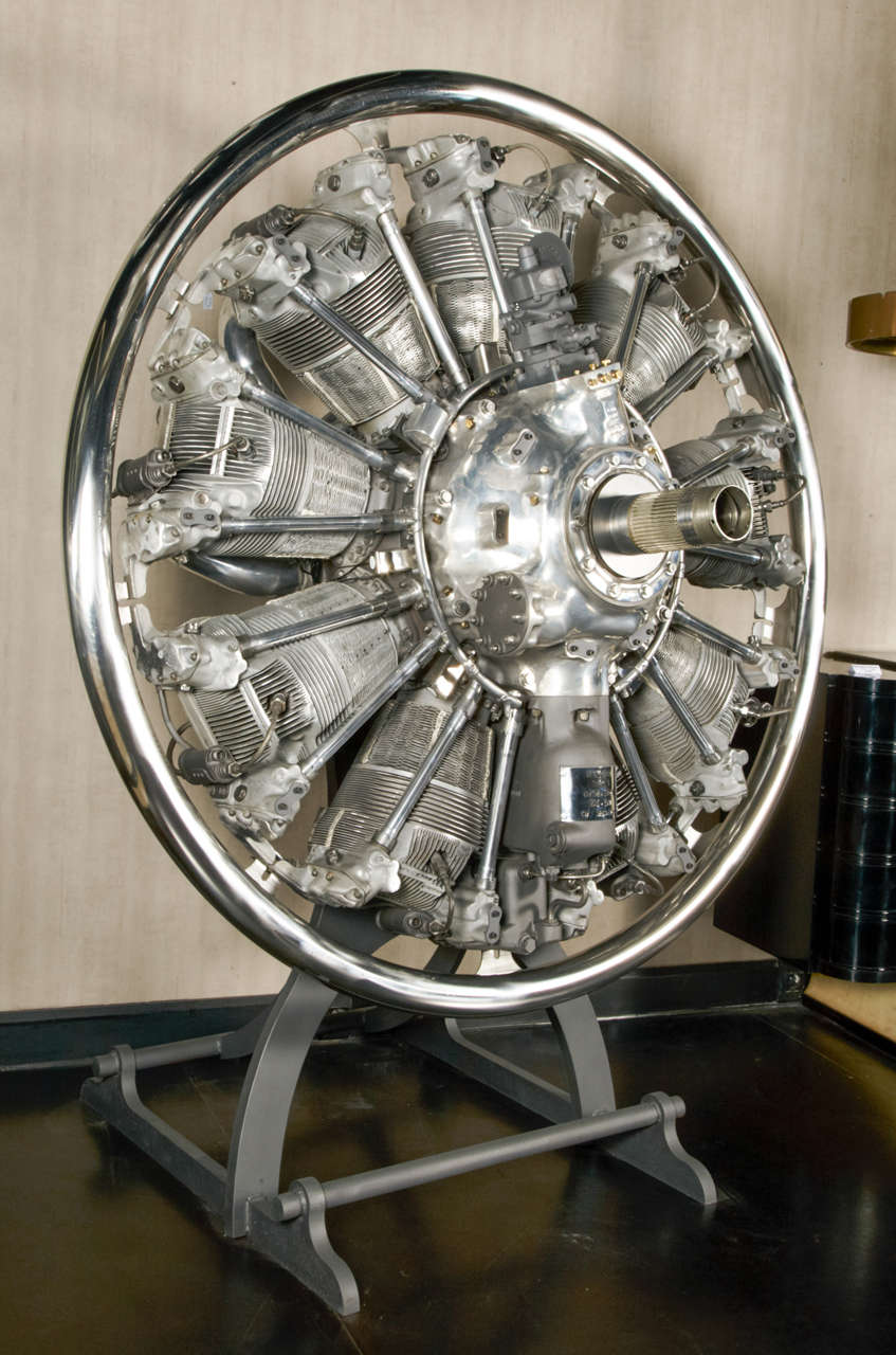 Rare Wright R 1820 Cyclone 9 Plane Engine at 1stDibs