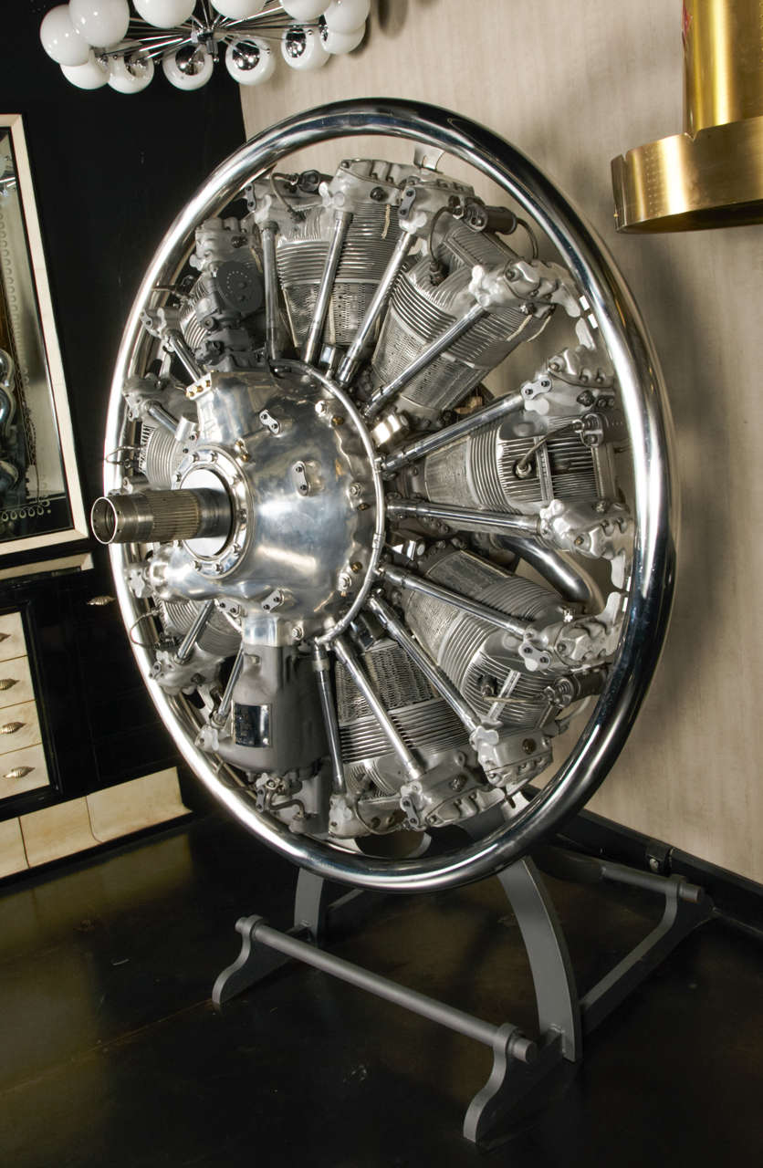 Rare Wright R 1820 Cyclone 9 Plane Engine at 1stDibs