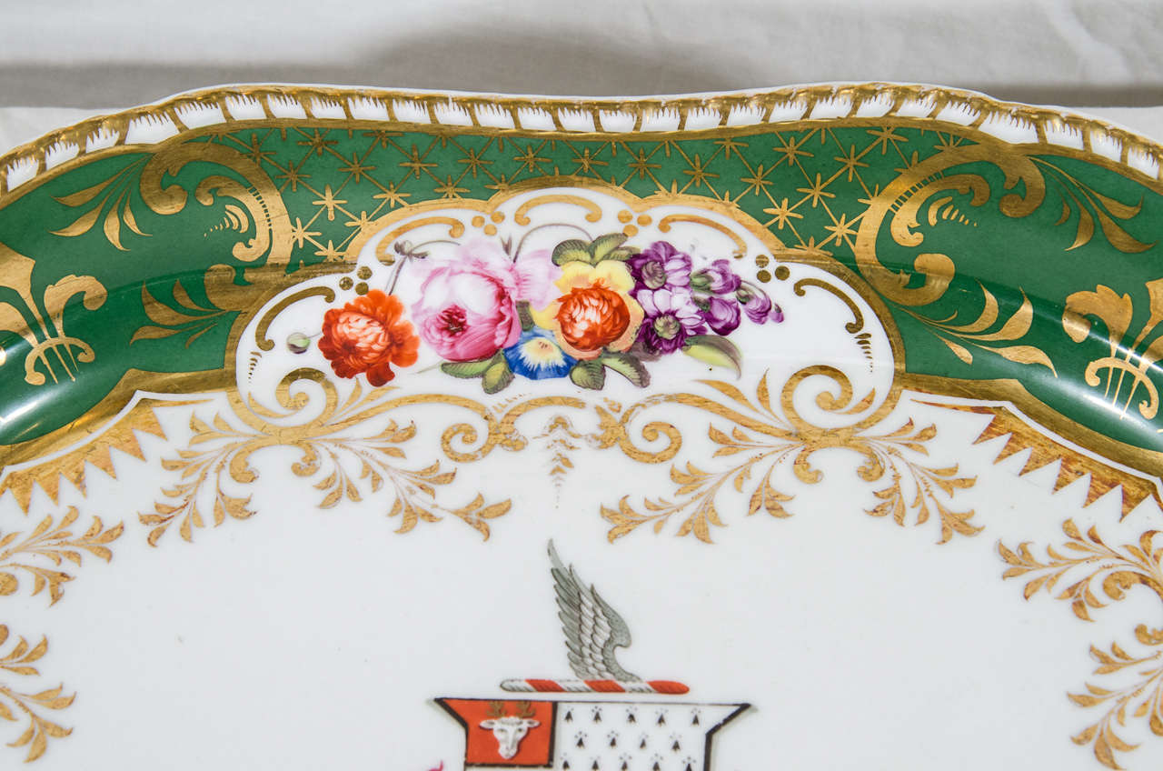 Spode Armorial Platter at 1stDibs