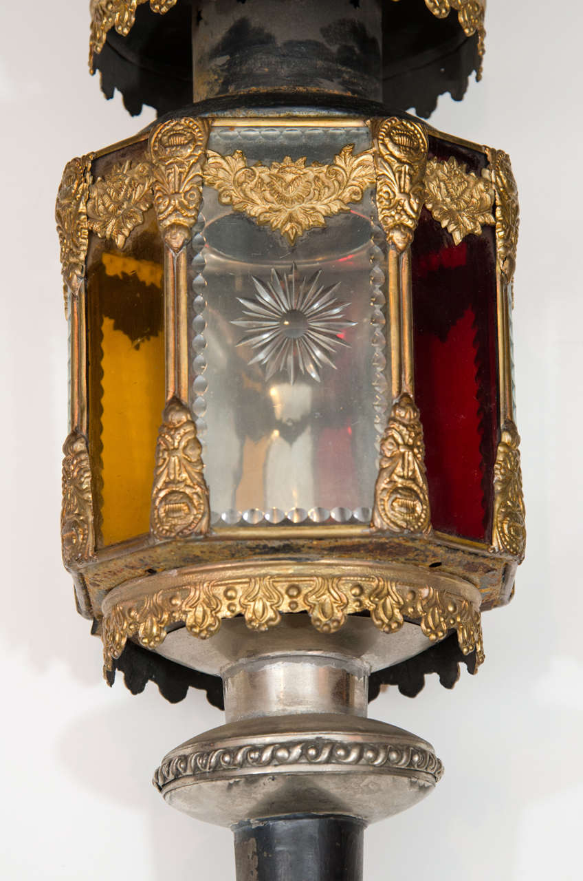 Pair of Impressive Coach Lanterns at 1stDibs