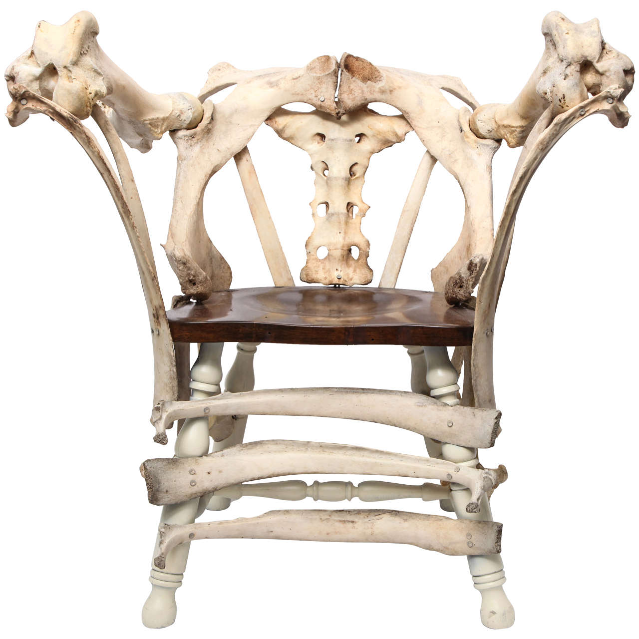 Modernist Sculptural Chair Crafted Out of Cow Bones at 1stDibs | chair ...