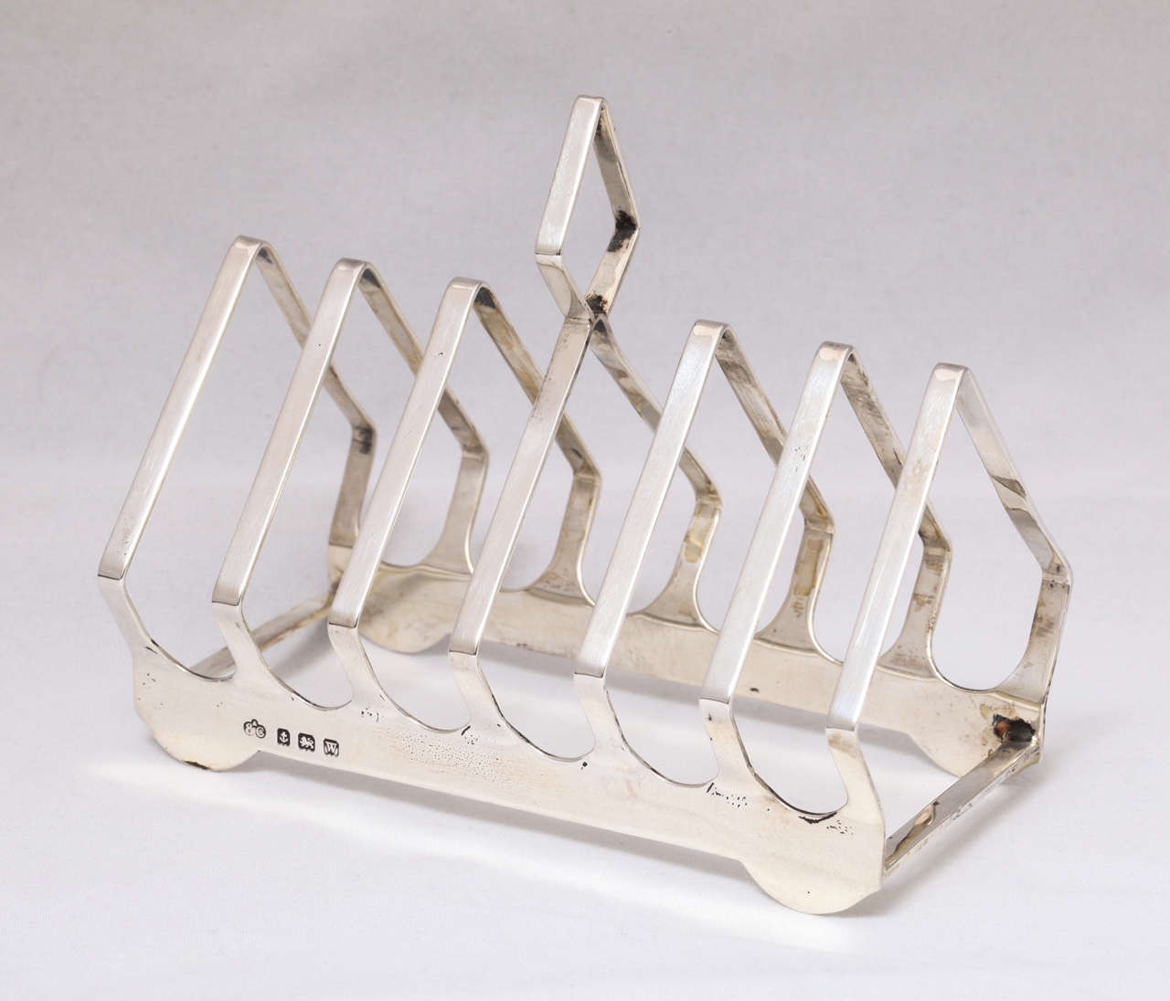 Art Deco Sterling Silver Toast Rack by Elkington at 1stDibs