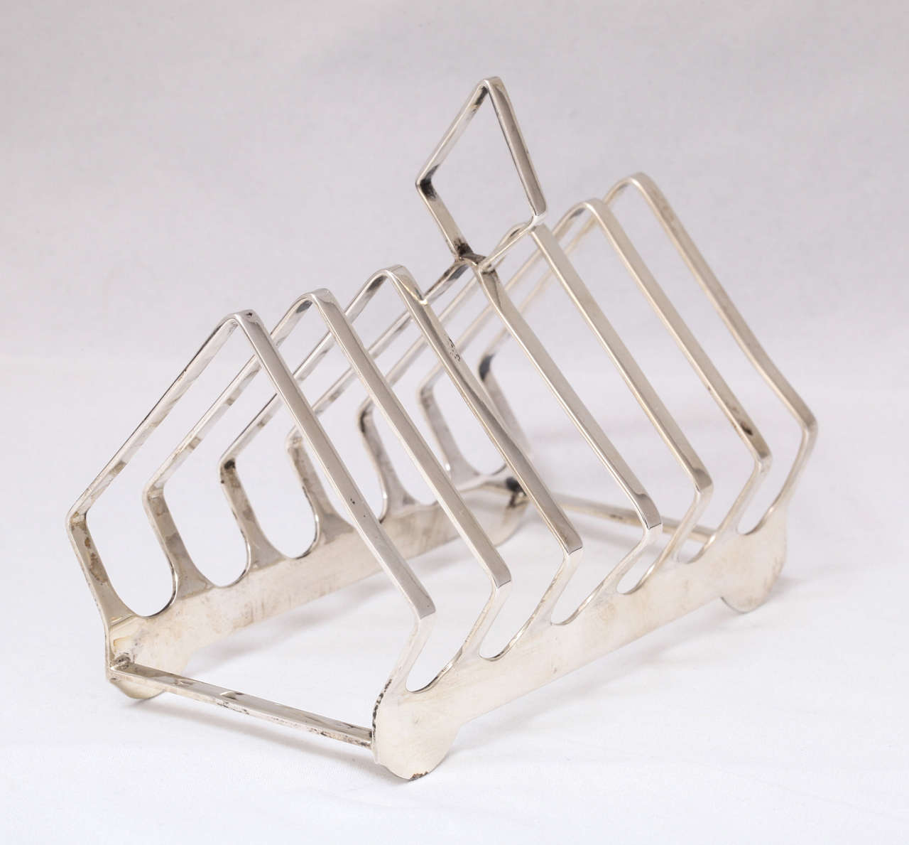 Art Deco Sterling Silver Toast Rack by Elkington at 1stDibs