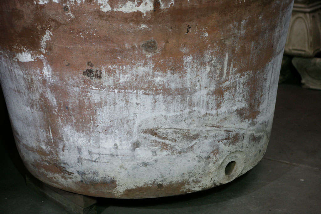 Monumental Salt Glazed Ceramic Vat at 1stDibs