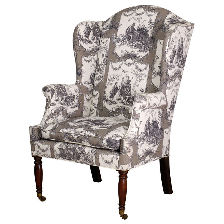 Federal Wing Chair, New York, circa 1800 at 1stDibs | 1800 chair