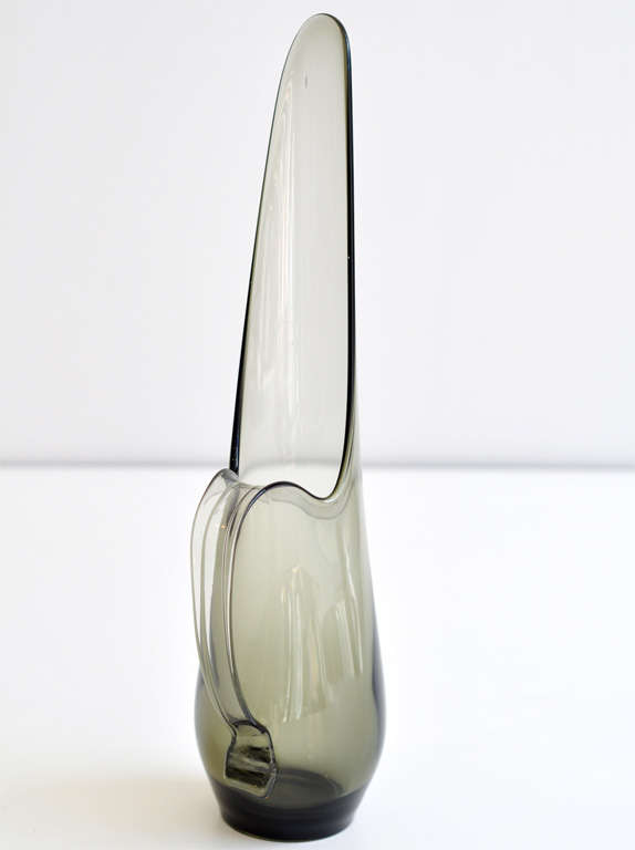 Glass pitcher designed by Elmer E. Miller for Viking Glass at 1stDibs ...