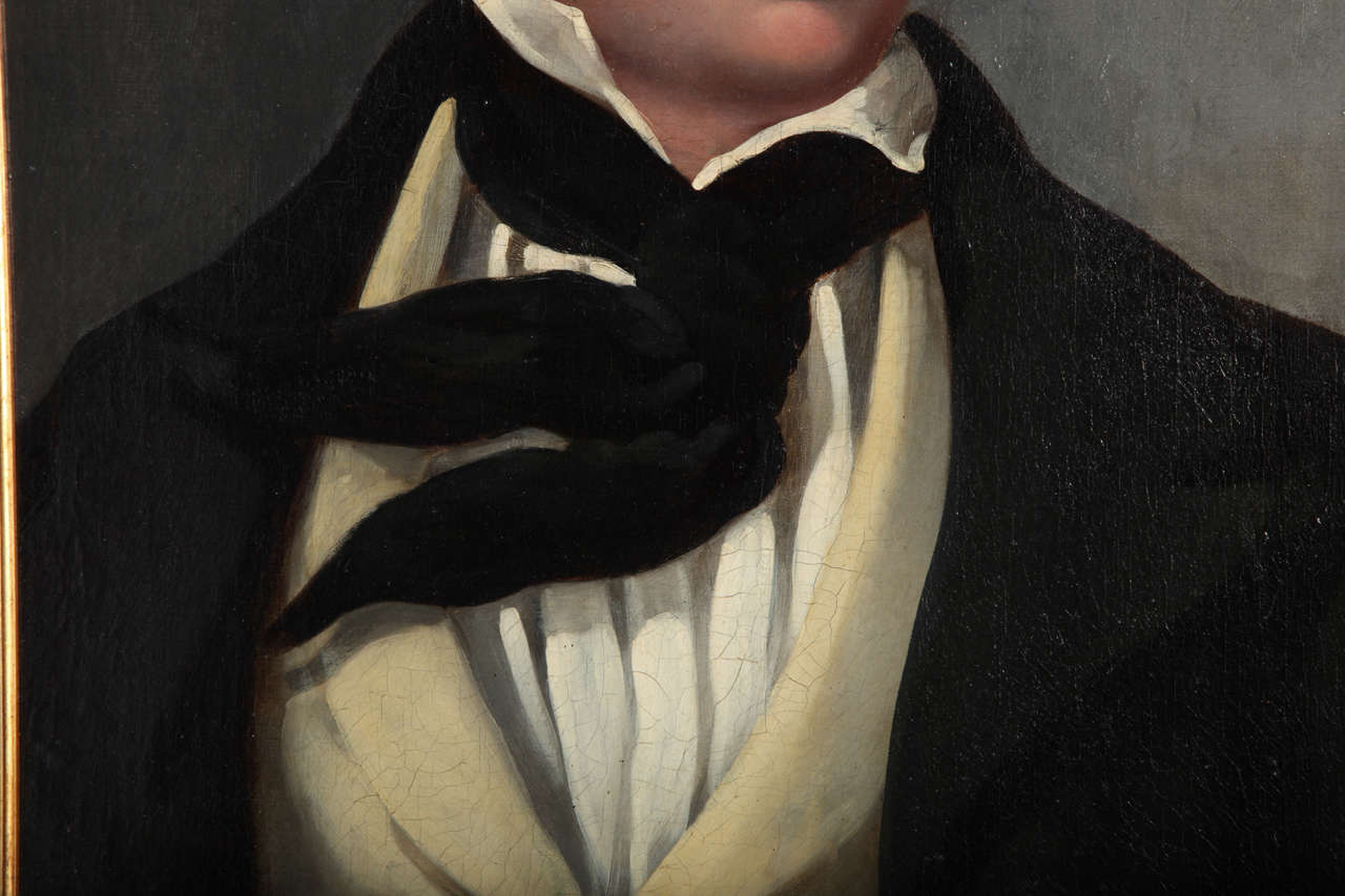19th Century English Portrait of a Gentleman For Sale at 1stDibs