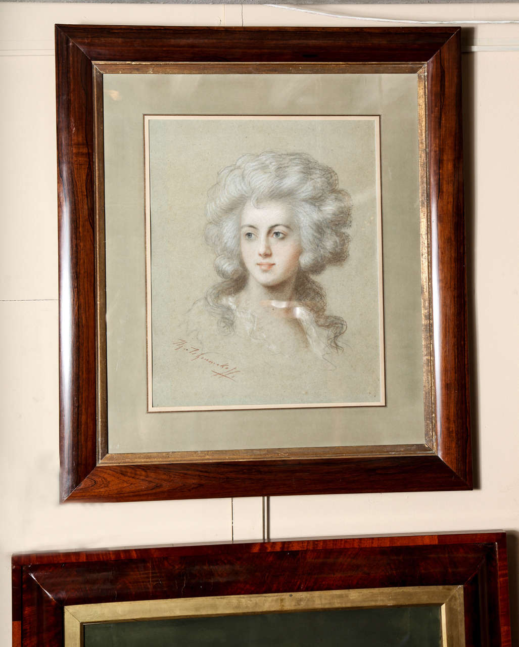 19th Century Chalk Drawing at 1stDibs