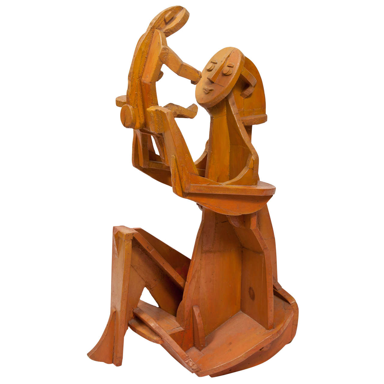 Danish Mother and Child Sculpture by Simon Randers at 1stDibs