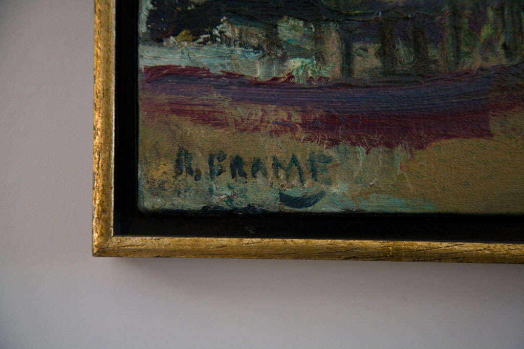"Wyoming" Oil on Canvas by Robert Frame '1924-1999' Signed For Sale at ...