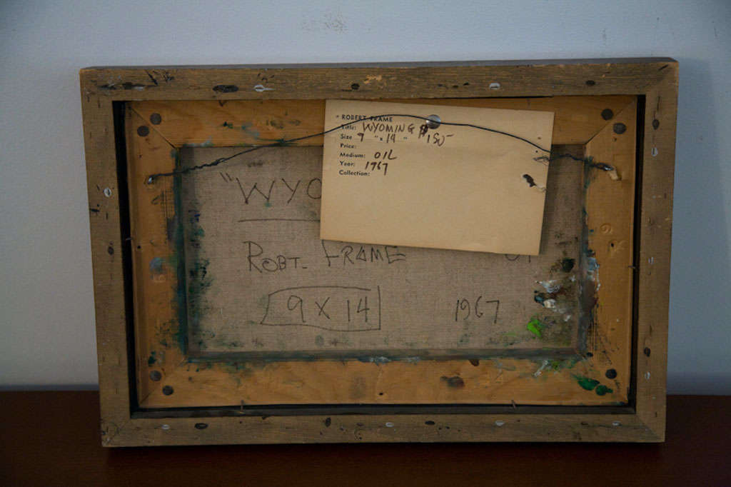 "Wyoming" Oil on Canvas by Robert Frame '1924-1999' Signed For Sale at ...