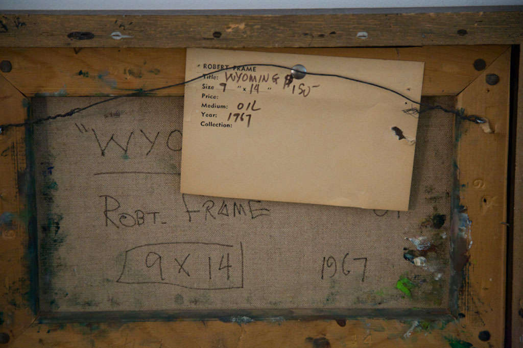 "Wyoming" Oil on Canvas by Robert Frame '1924-1999' Signed For Sale at ...