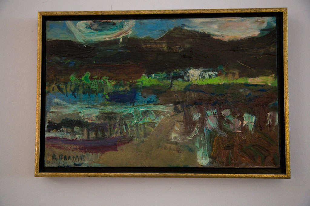 "Wyoming" Oil on Canvas by Robert Frame '1924-1999' Signed For Sale at ...