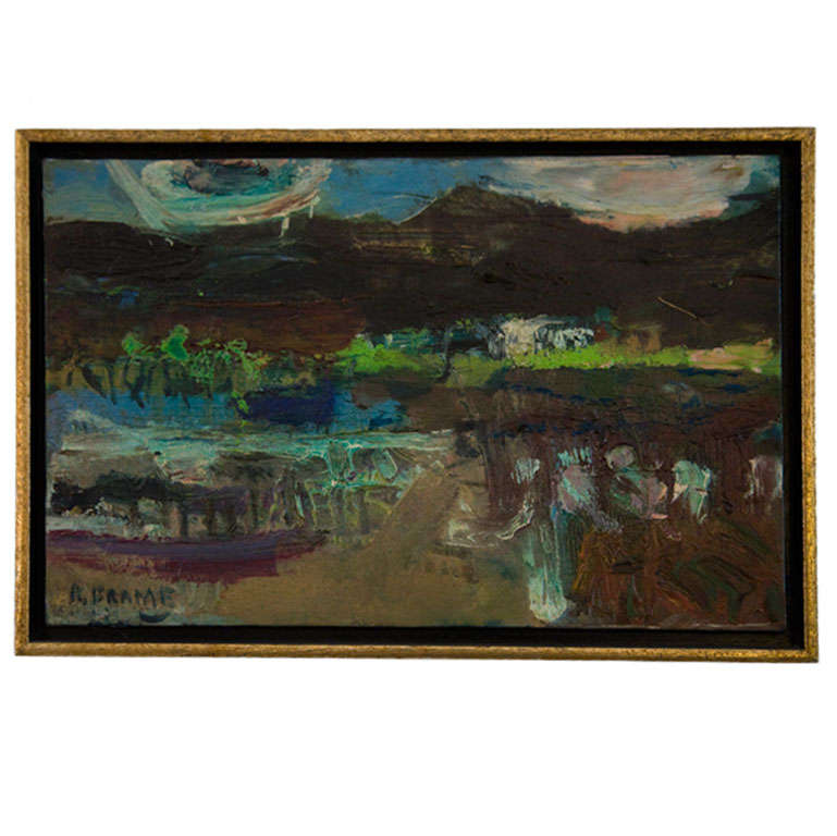 1969 Original Oil on Canvas by Robert Tyler Lee, 1910-1987 For Sale at ...