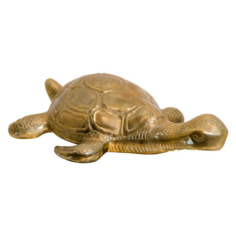 Giant Large Decorative Brass Turtle at 1stDibs | large brass turtle