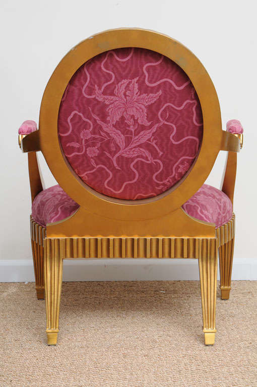 Pair of Donghia Grande Flute Chairs at 1stDibs