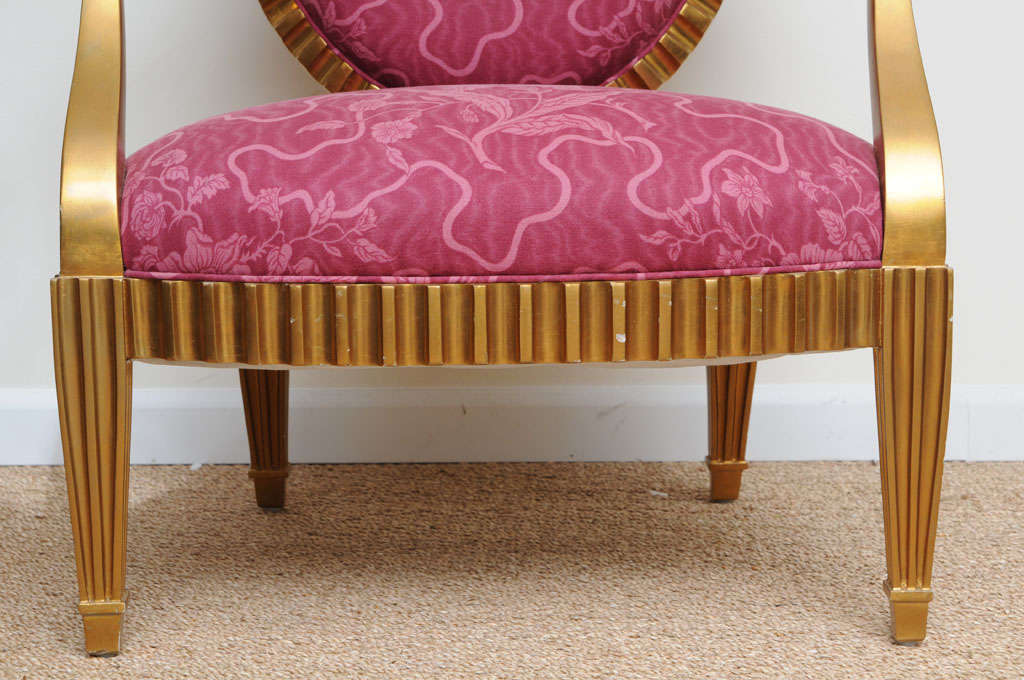 Pair of Donghia Grande Flute Chairs at 1stDibs