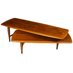 Two Tiered Adjustable Coffee/Low Table at 1stDibs