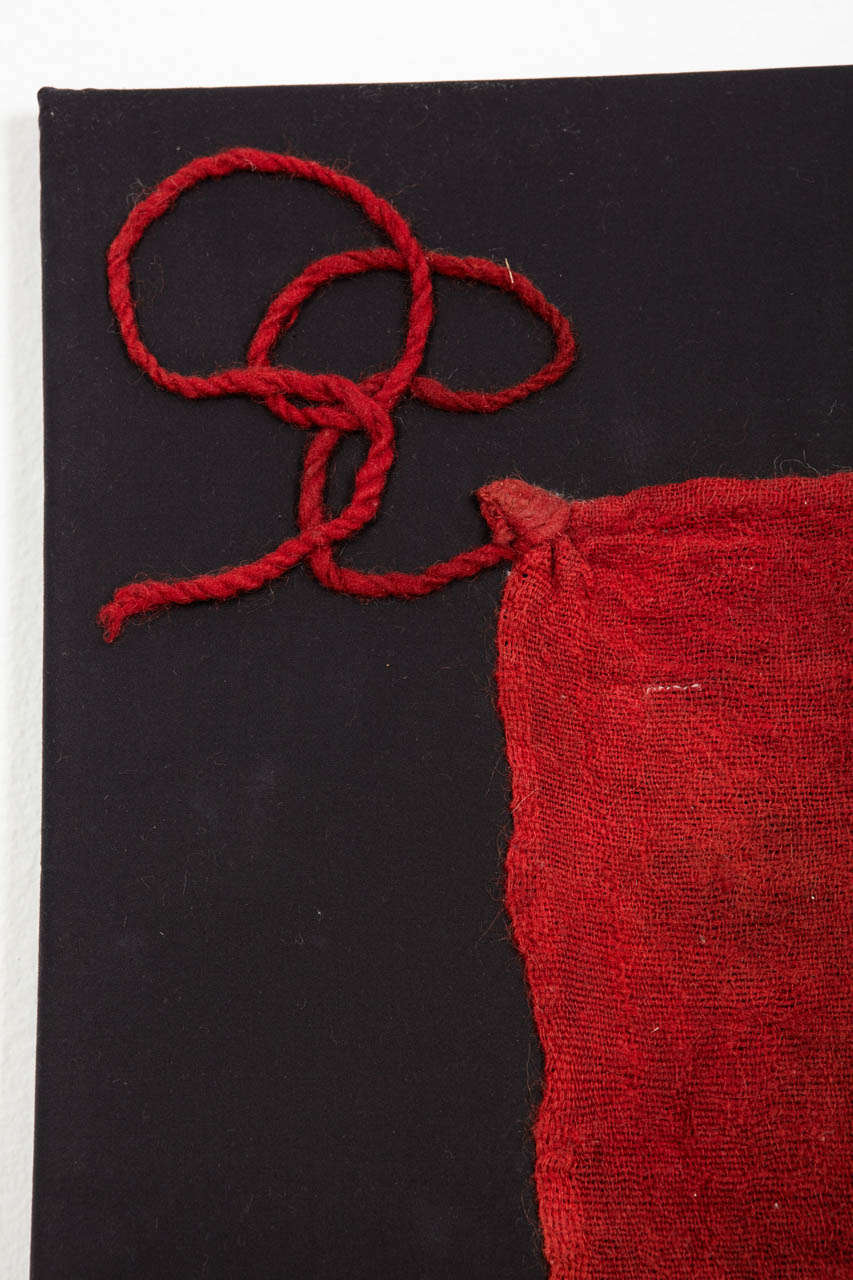 Henna-Dyed Moroccan Berber Woman's Ceremonial Wedding Veil Textile at ...