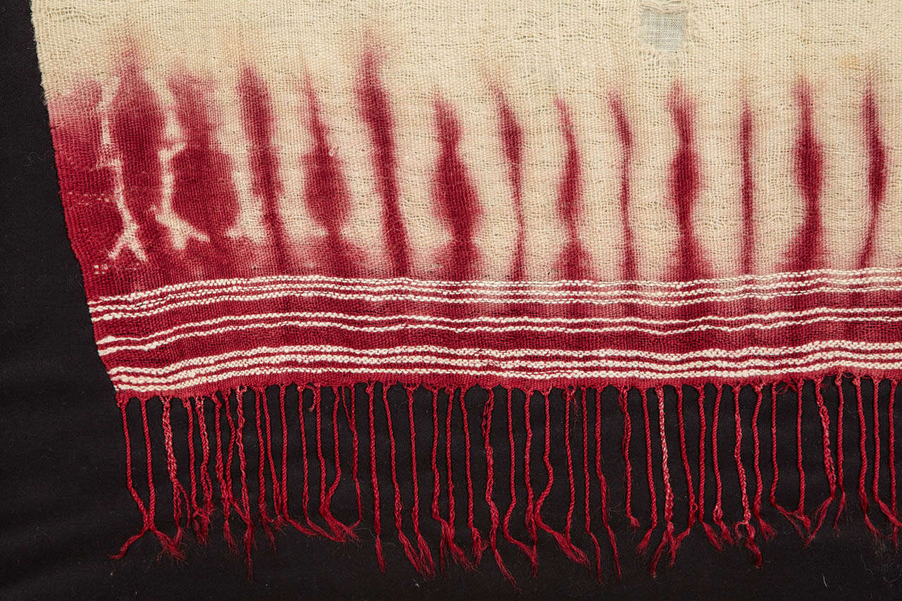 Vintage Moroccan Berber Henna-Dyed Wedding Veil at 1stDibs