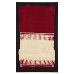 Vintage Moroccan Berber Henna-Dyed Wedding Veil at 1stDibs