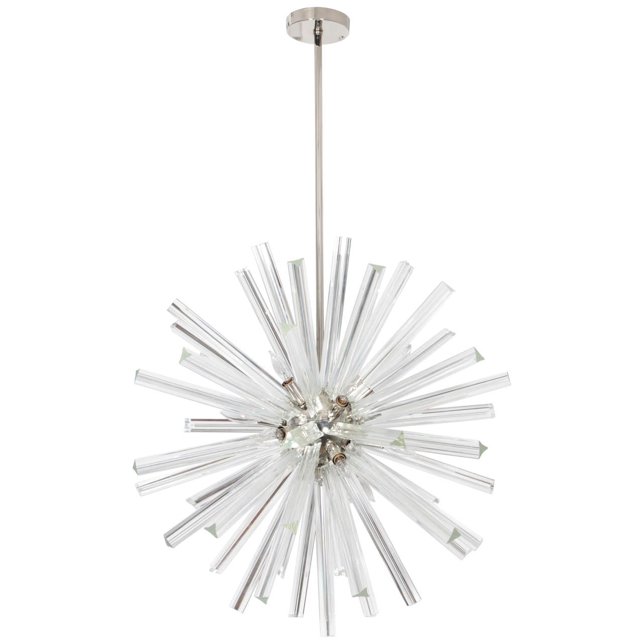 Exceptional Crystal Sputnik Chandelier at 1stDibs