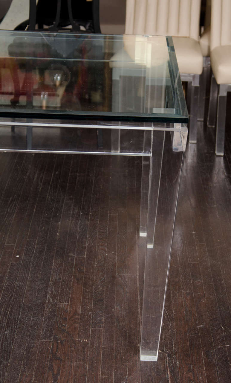Lucite Dining Table at 1stDibs