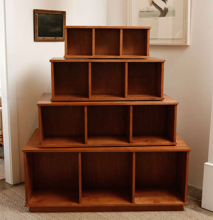 Bellini-attributed Rotating Bookcase at 1stDibs