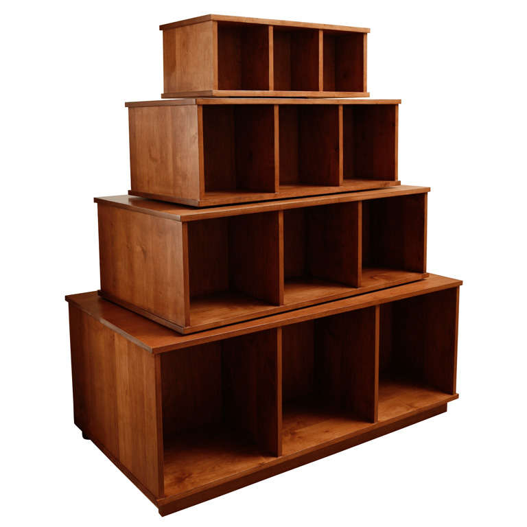 Bellini-attributed Rotating Bookcase at 1stDibs