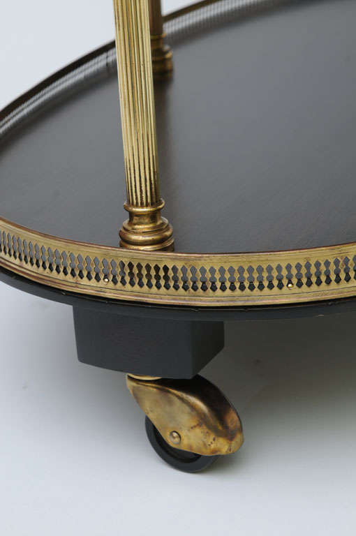 Elegant English Regency Style 3 Tier Tea Cart at 1stDibs