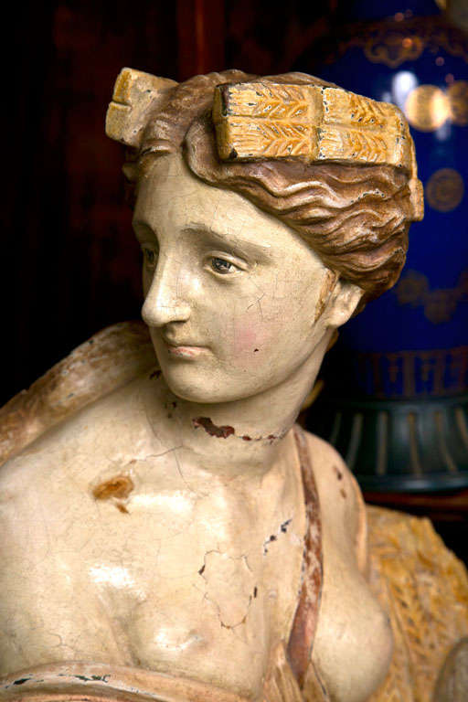 French Iron Statue For Sale at 1stDibs