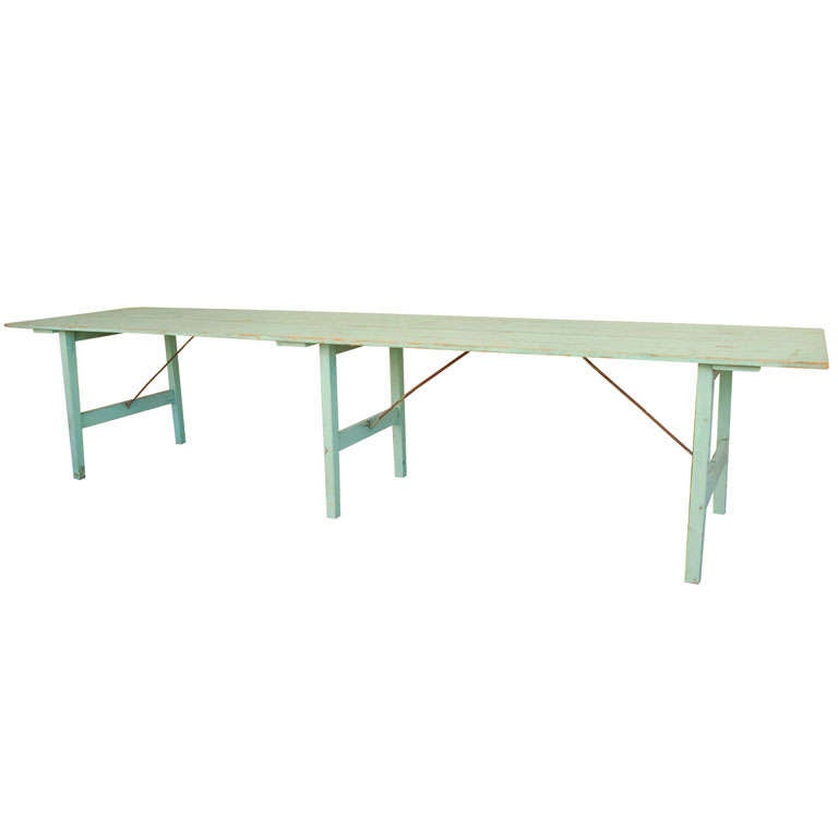 Long Wooden Folding Tables at 1stDibs
