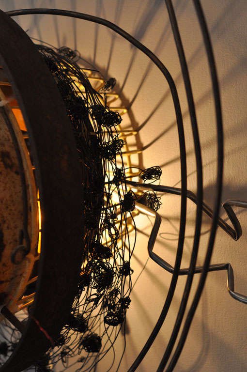 Lighted Wall Sculpture Sunrise At 1stdibs