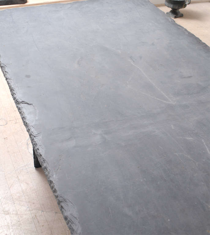 Rectangular Slate Table from the Loire Valley at 1stDibs