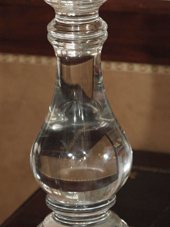 Murano Glass Baluster Lamp at 1stDibs